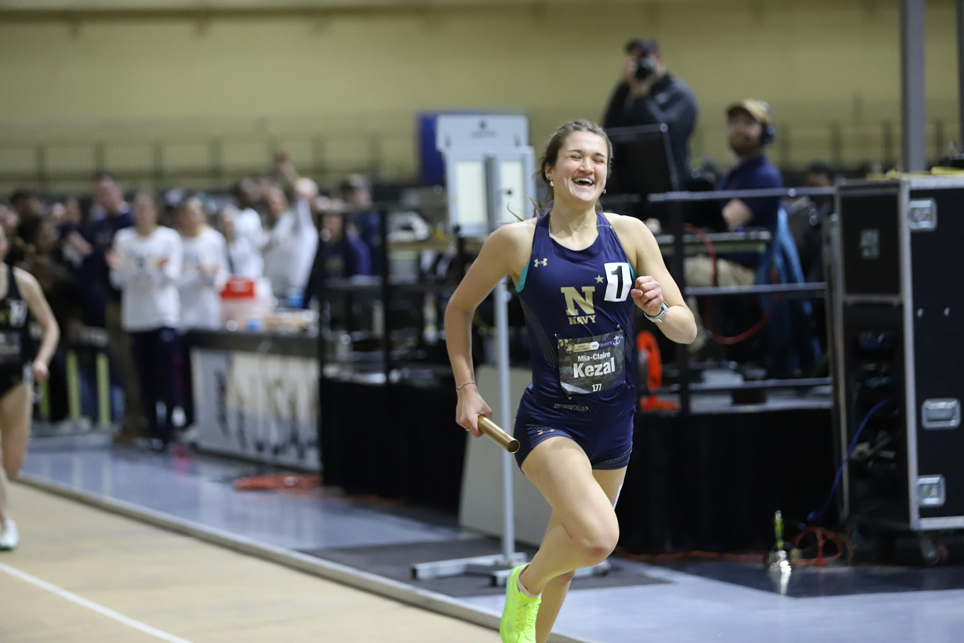 Navy Women Capture Indoor Track & Field Star - Army Navy Game