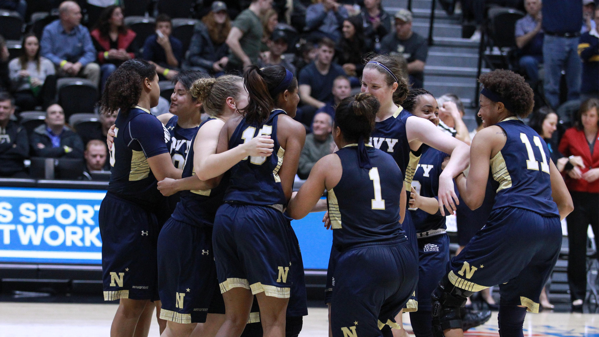 Navy Defeats Army in Women's Basketball - Army Navy Game