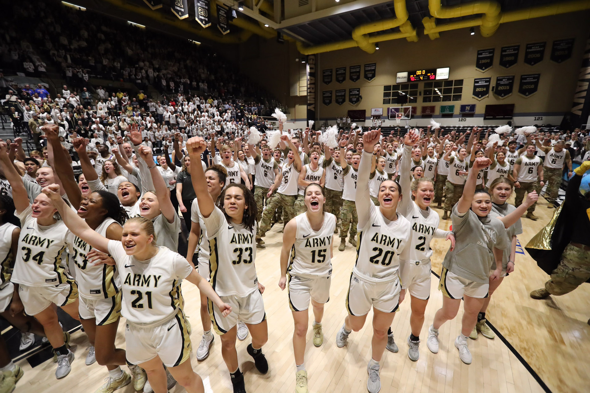 Army Women's Basketball Earns Star at Home - Army Navy Game