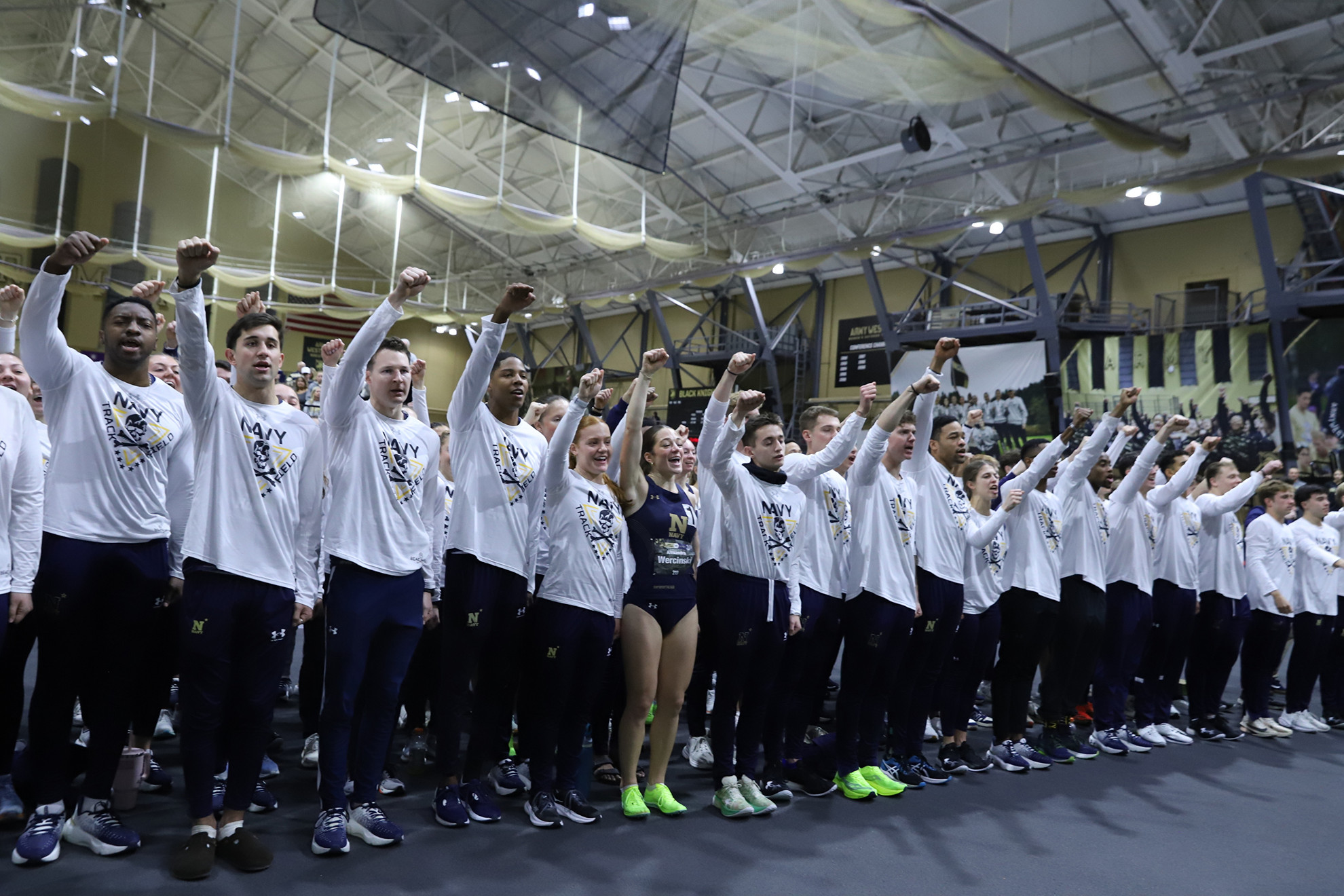 Navy Men's Track & Field Takes Indoor Star at West Point - Army Navy Game