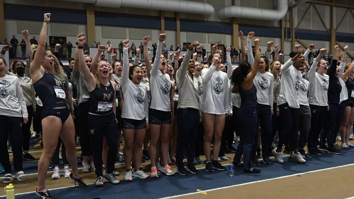 Navy Women Rally to Take Star in Indoor Track & Field - Army Navy Game