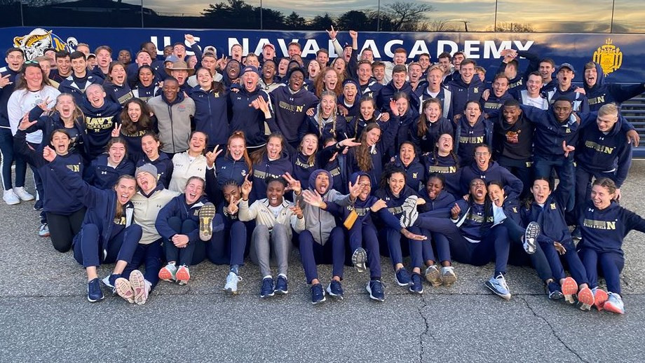 Navy Track & Field Sweeps Outdoor Stars - Army Navy Game