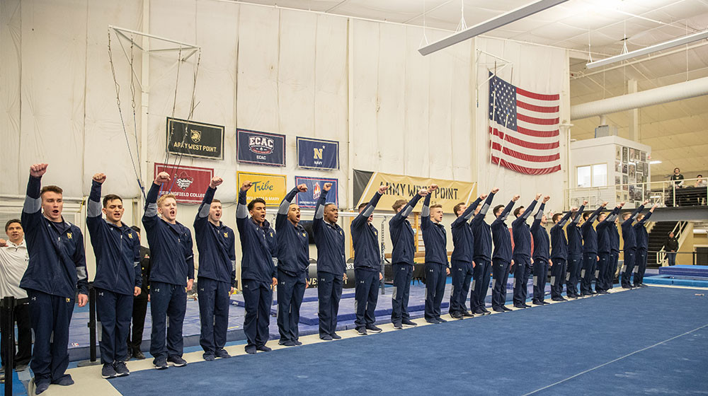 Navy Claims Gymnastics Star In Comeback Win - Army Navy Game